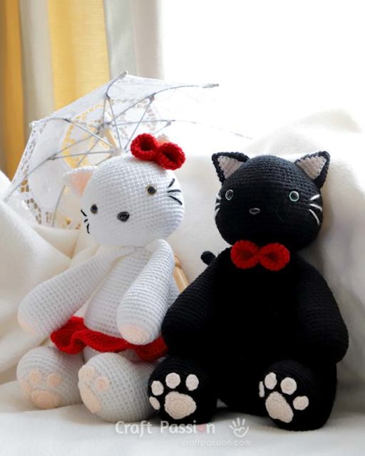 Crochet Cat Stuffed Animal - Free Pattern • Craft Passion