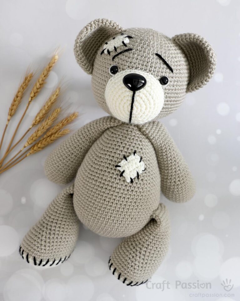 Crochet Teddy Bear - Free Amigurumi Pattern • Craft Passion