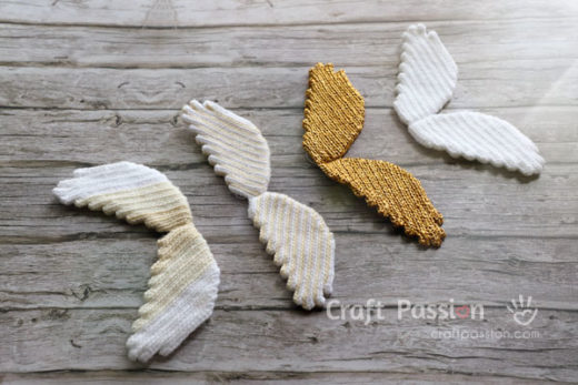 Free Crochet Angel Wings Pattern • Craft Passion